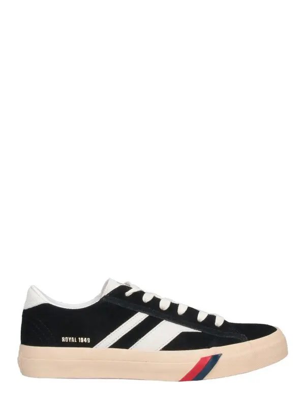PRO-KEDS 1949 Vintage Leather Lace-up Sneakers - Black