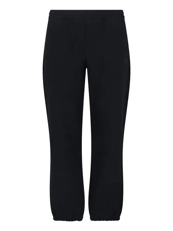 Burberry 100% Cotton Trousers - Black
