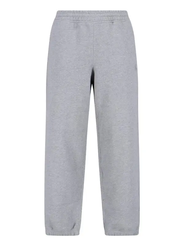 Burberry 100% Cotton Trousers - Grey
