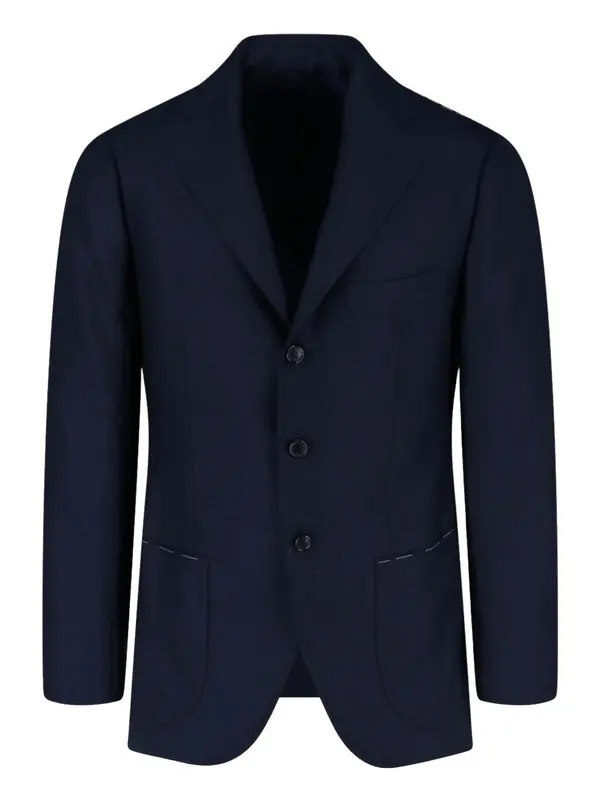 Cesare Attolini 100% Cashmere Tailored Jacket - Blue