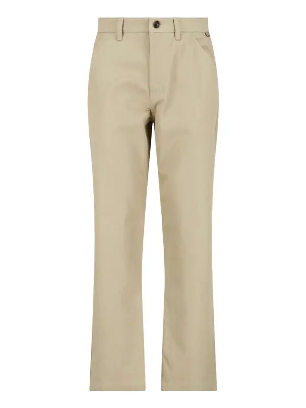 Burberry Cotton Trousers - Beige