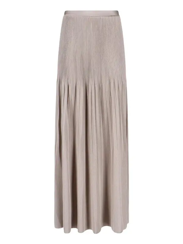 Giorgio Armani 100% Viscose Skirt - Grey