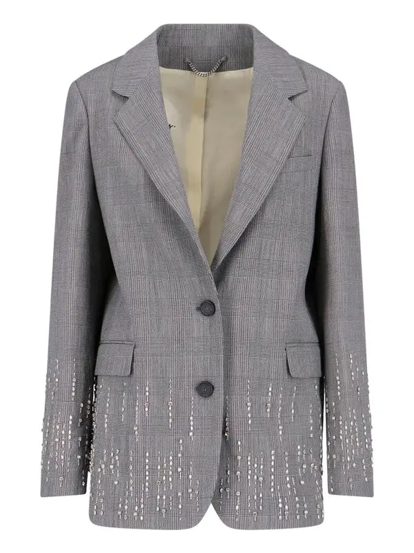 GOLDEN GOOSE Wool-blend Jacket With Soft Lining - Grey