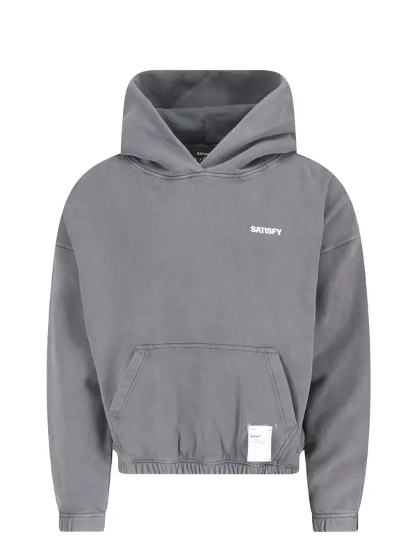 Satisfy Washed Pullover Hoodie - Grey