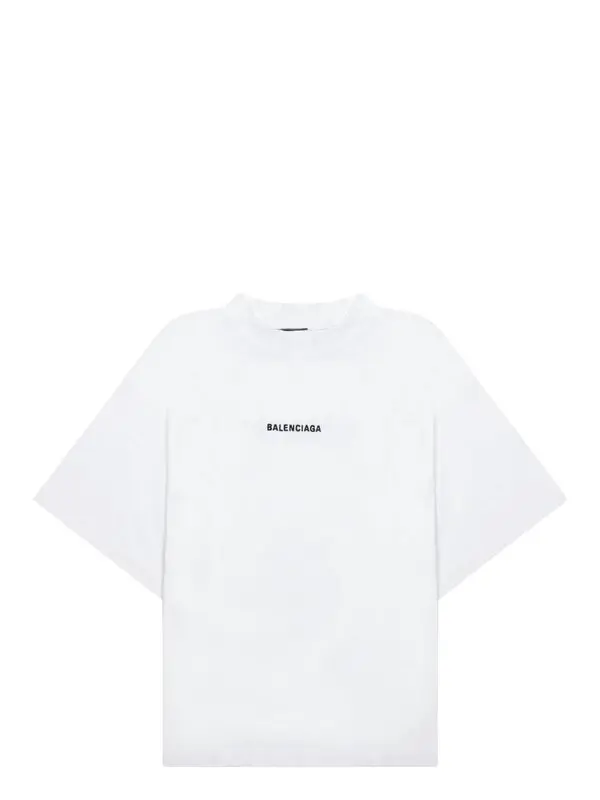 Balenciaga Oversized Logo T-shirt - Black