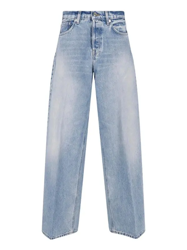 HAIKURE 100% Cotton Denim Jeans - Blue
