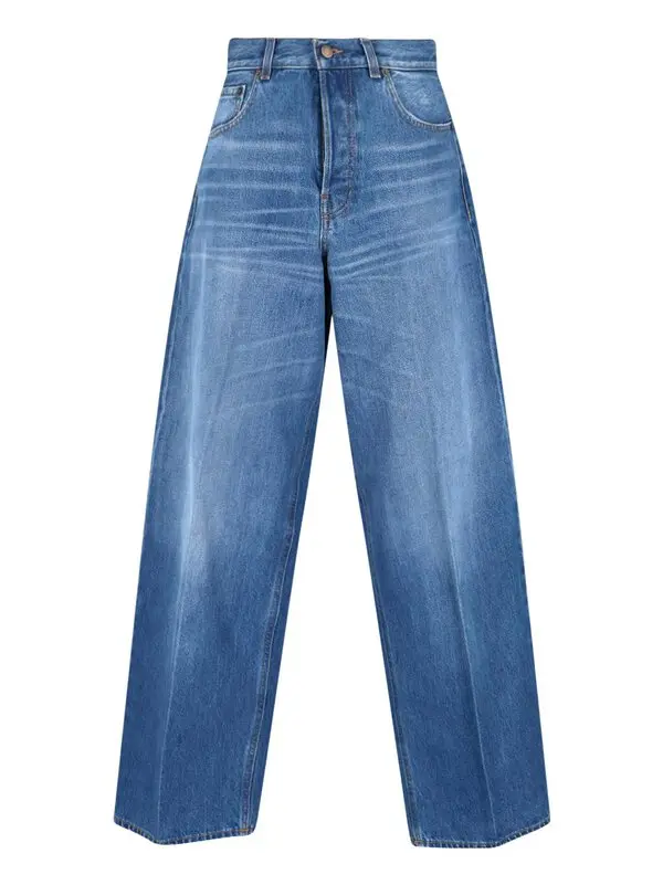 HAIKURE Wash Flared Jeans - Blue
