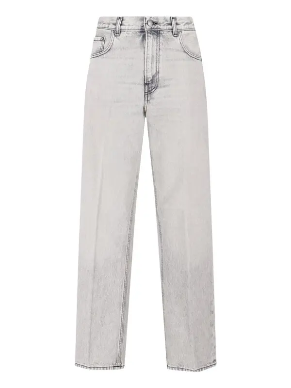 HAIKURE 100% Cotton Flare Jeans - Grey