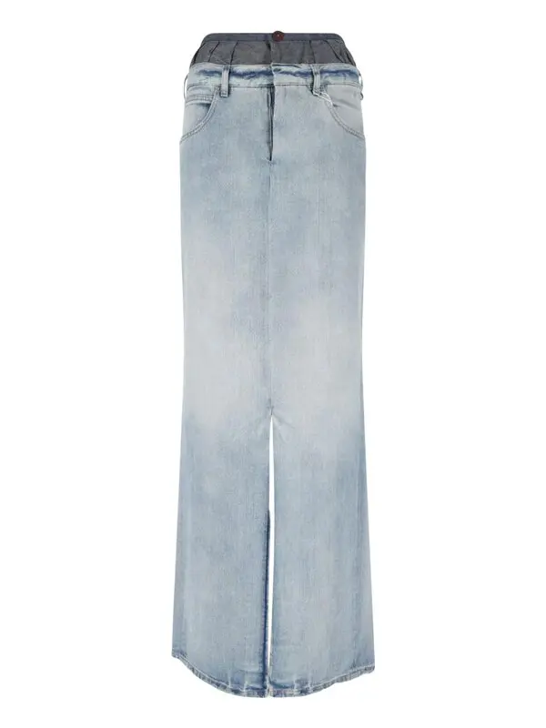 MAISON MARGIELA Cotton Pocket-lined Skirt - Blue