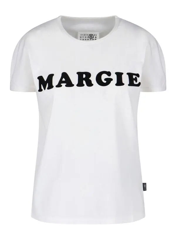 MAISON MARGIELA Graphic Logo T-shirt - White
