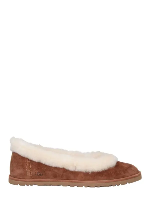 UGG Mini Suede Ballerinas - Brown
