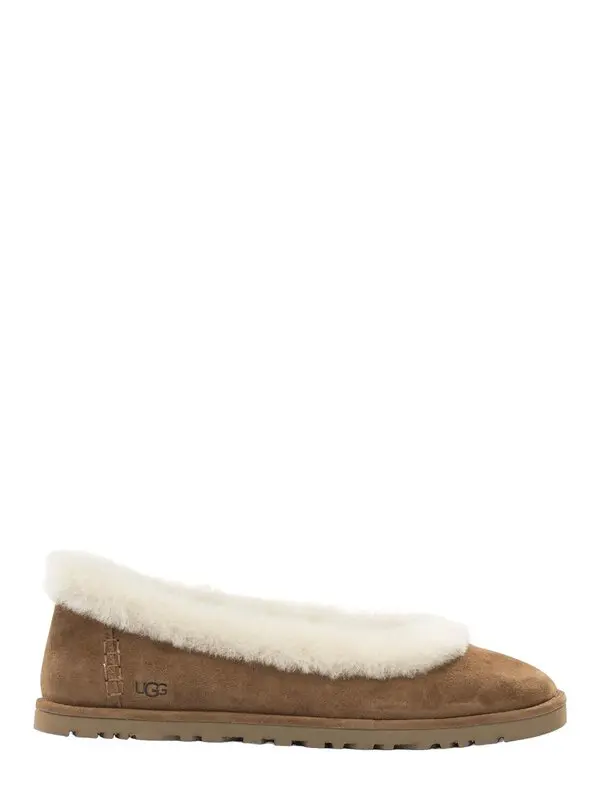 UGG Mini Suede Ballerinas - Brown