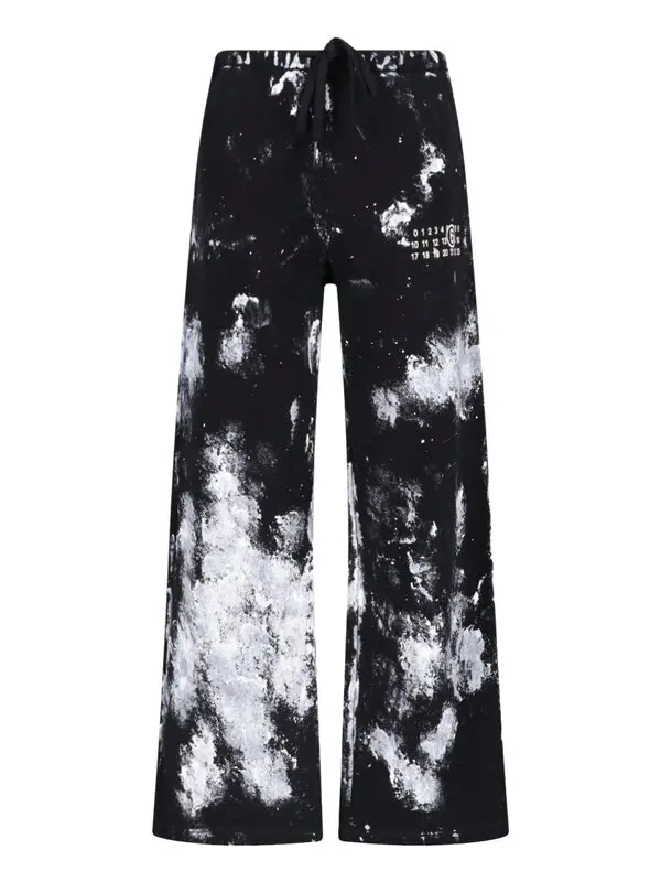 MAISON MARGIELA Cotton Trousers - Black