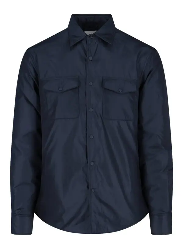 Aspesi Polyamide Utility Jacket - Blue