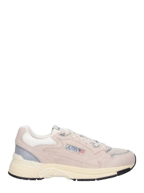 AUTRY Leather Sneakers With Towel Lining - White