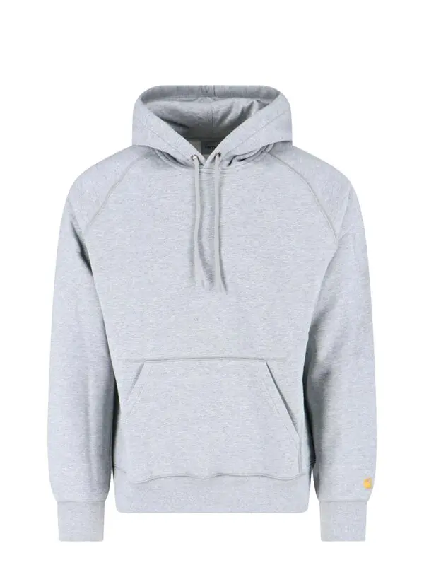 Carhartt Work In Progress Cotton-poly Hooded Pullover - Grey