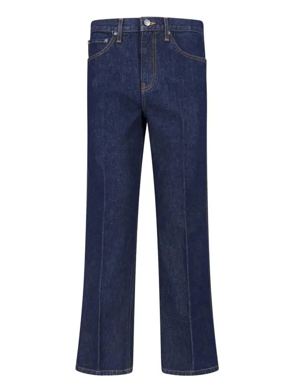 Khaite 100% Cotton Denim Jeans - Blue