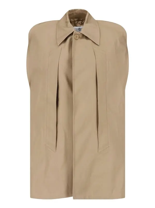 MAISON MARGIELA Cow Leather Jacket - Beige