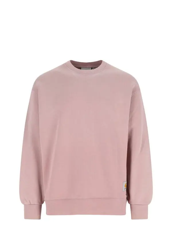Carhartt Work In Progress 100% Cotton Crewneck Sweater - Pink