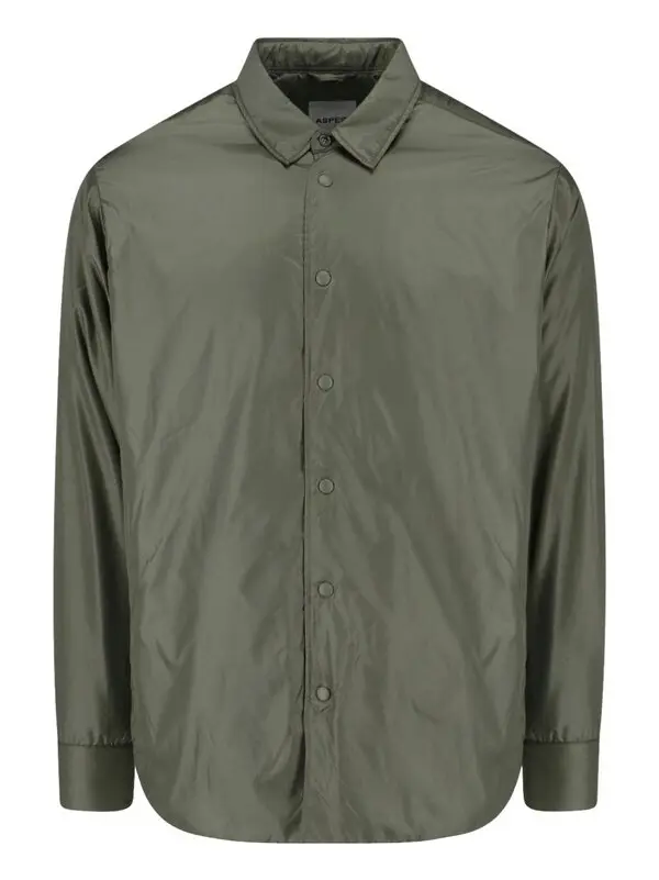 Aspesi Lightweight Polyamide Shirt For - Green