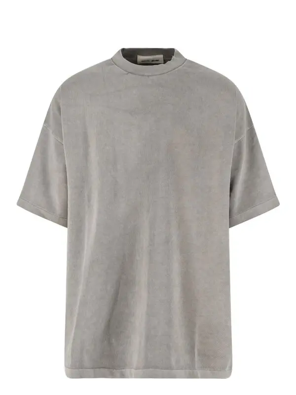 Fear Of God Everyday Cotton Logo T-shirt For - Grey