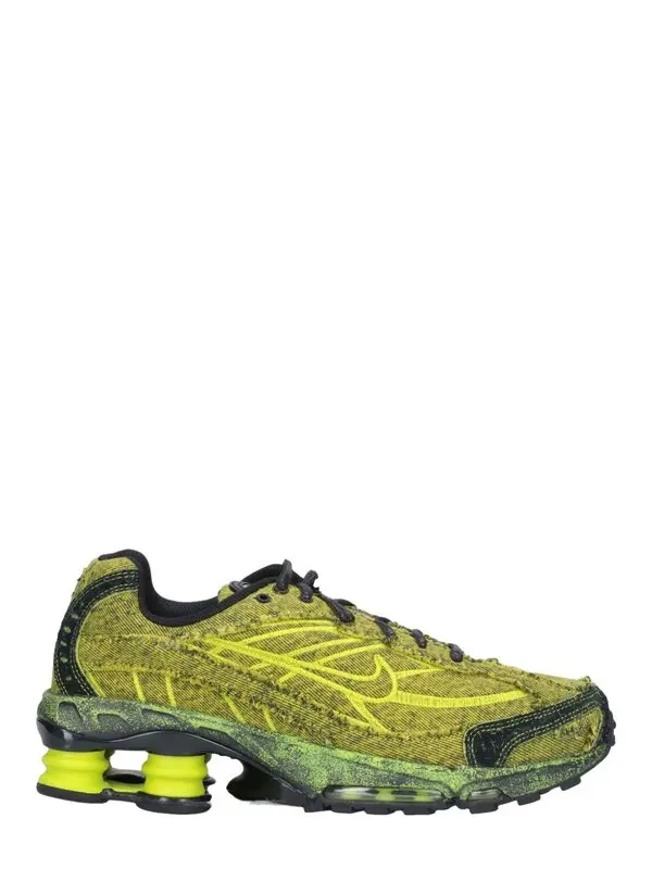 Nike Lace-up Fastening Distressed Effect Sneakers - Green