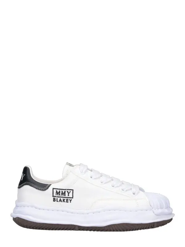 Mihara Yasuhiro Low-top Sculptural Platform Sneakers - White