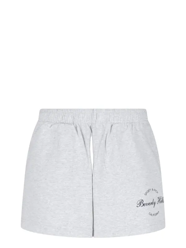 SPORTY & RICH Tailored Sport-inspired Trousers - Grey