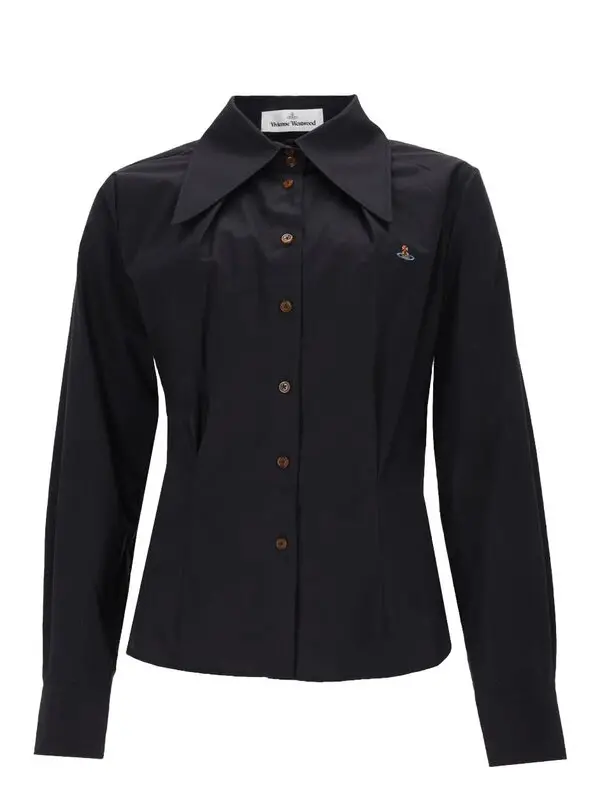 VIVIENNE WESTWOOD Cotton Button-front Shirt - Black