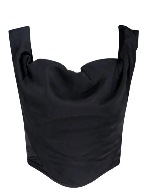 VIVIENNE WESTWOOD Polyester Corset Top - Black