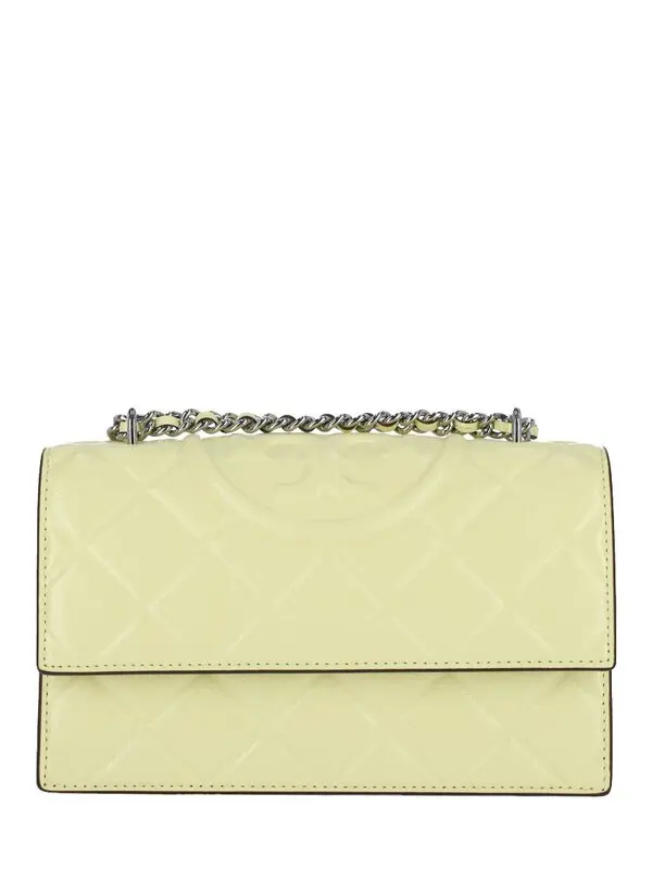 Tory Burch Goat Leather Mini Crossbody Bag - Yellow