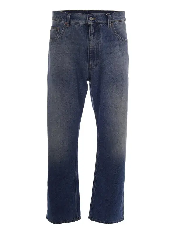 MAISON MARGIELA Straight-leg Faded Jeans - Blue