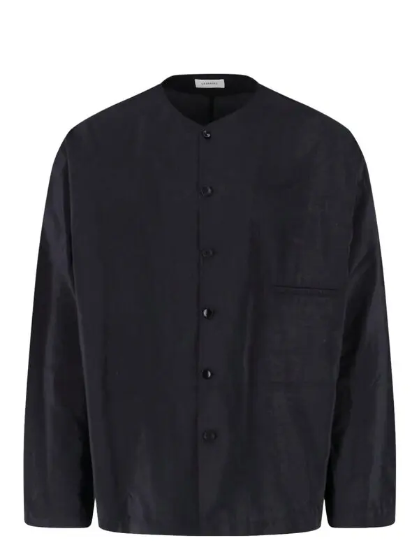 LEMAIRE Silk-blend Shirt For - Black