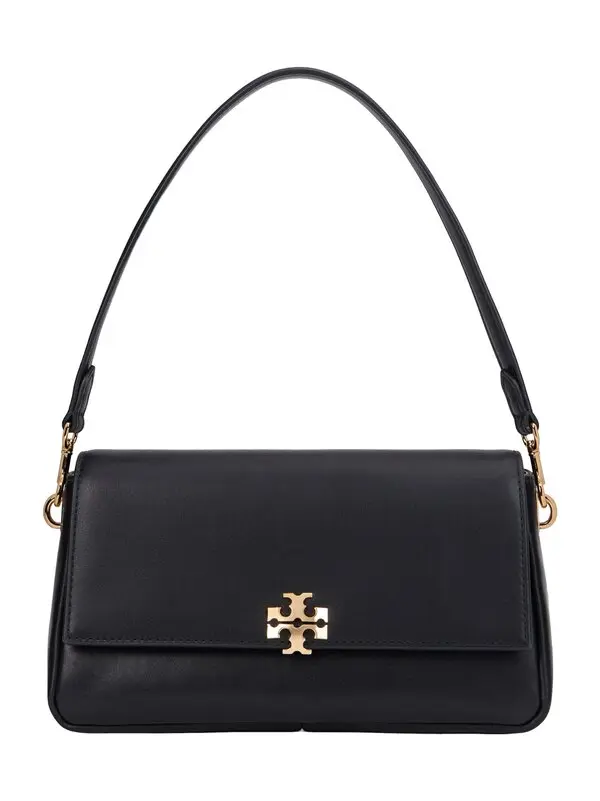 Tory Burch Monogrammed Tote Bag - Black