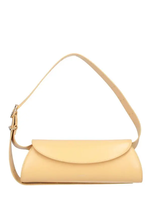 JIL SANDER Leather Shoulder Bag - Yellow