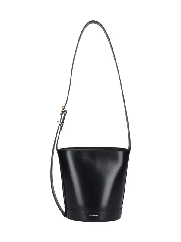 JIL SANDER Bucket Bag - Black