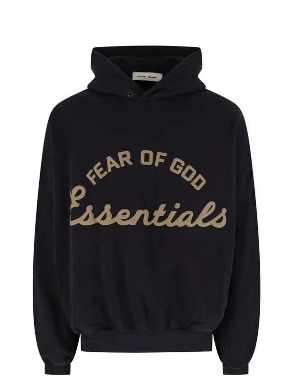 Fear Of God Hooded Sweatshirt - Black