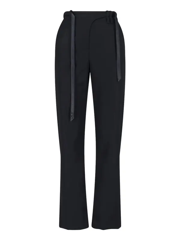 DIESEL® Wool-blend Stretch Comfort Trousers - Black