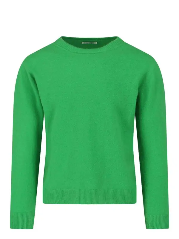 Auralee Cashmere-cotton Cardigan - Green