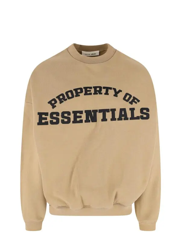 Fear Of God Cotton-poly Fleece Crewneck Sweatshirt - Brown