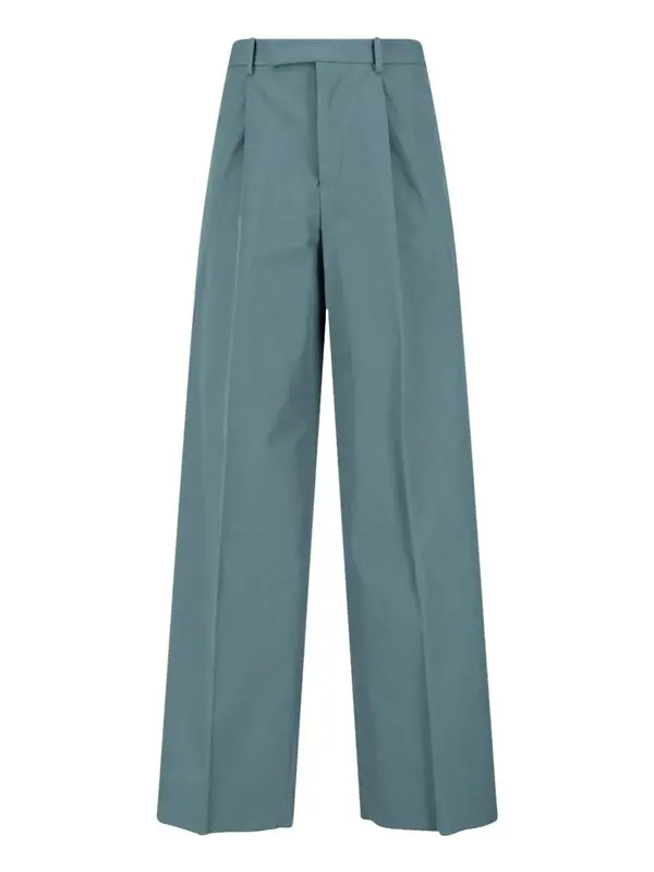 JIL SANDER Tailored Wide-leg Trousers - Blue