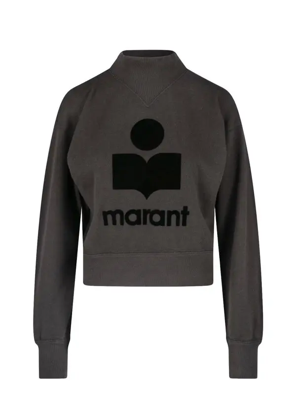 MARANT ETOILE Logo Sweatshirt - Black
