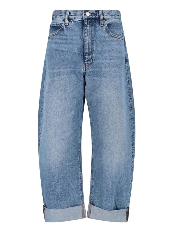 FRAME 100% Cotton Denim Jeans - Blue