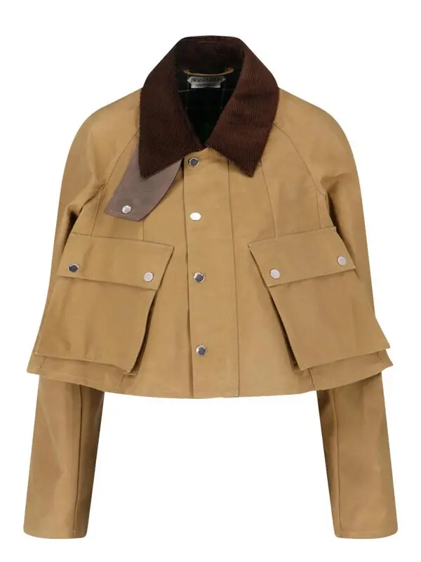 JW Anderson Cotton Utility Jacket - Brown
