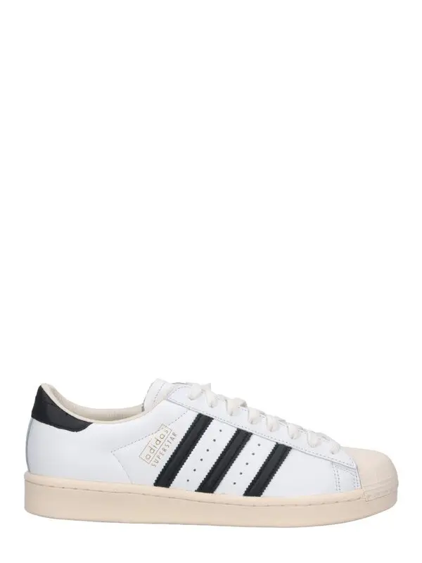 Adidas 100% Leather Sneakers - White