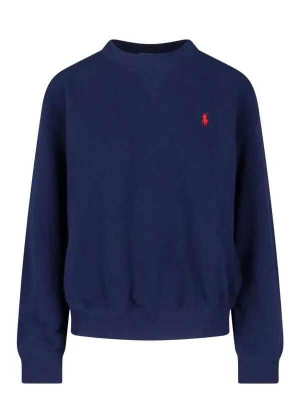 Polo Ralph Lauren Ribbed Crewneck Sweater - Blue
