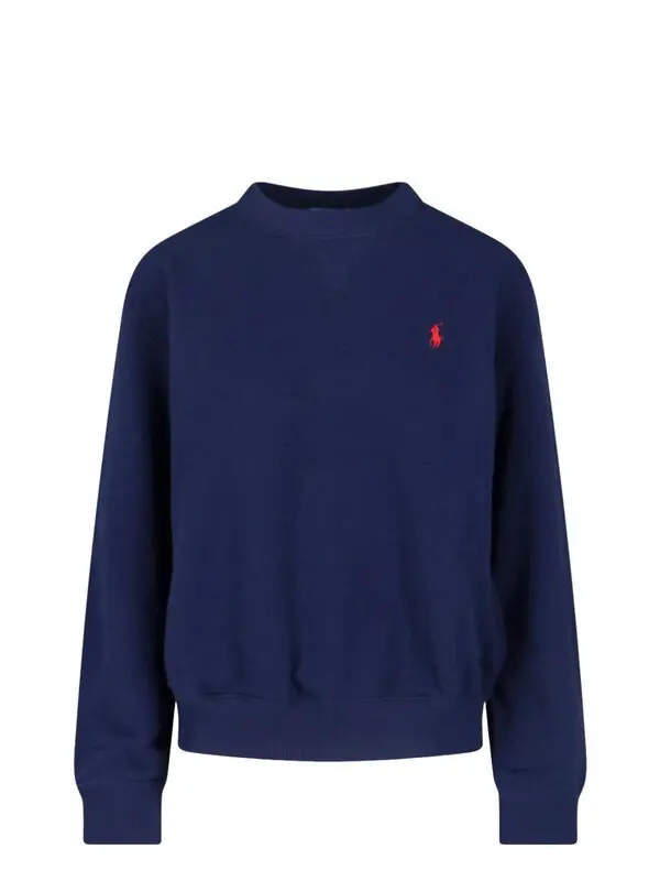 Polo Ralph Lauren Ribbed Crewneck Sweater - Blue