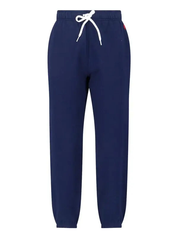 Polo Ralph Lauren Cotton-blend Drawstring Trousers - Blue