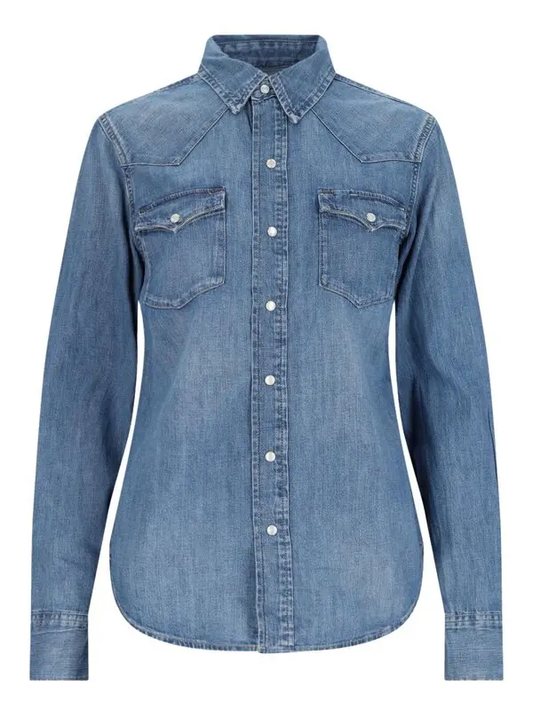 Polo Ralph Lauren 100% Cotton Classic Fit Button-up Shirt - Blue