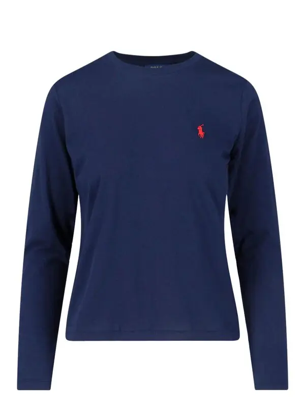 Polo Ralph Lauren Cotton Polo Bear T-shirt - Blue